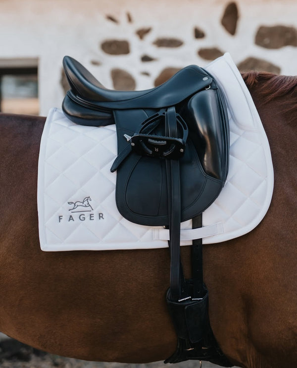 Fager Dressage Saddle Pad Black - Horse Saddle Pad