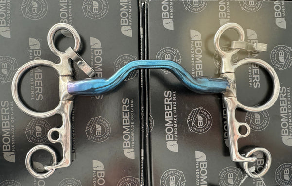 Bombers Bits Pelham 55 Happy Tongue - Horse Bit