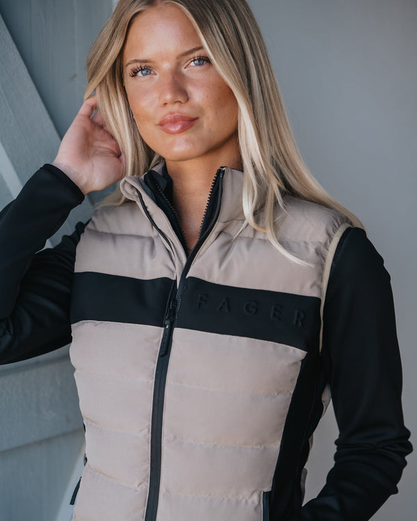 Fager Alexa Hybrid Vest Beige